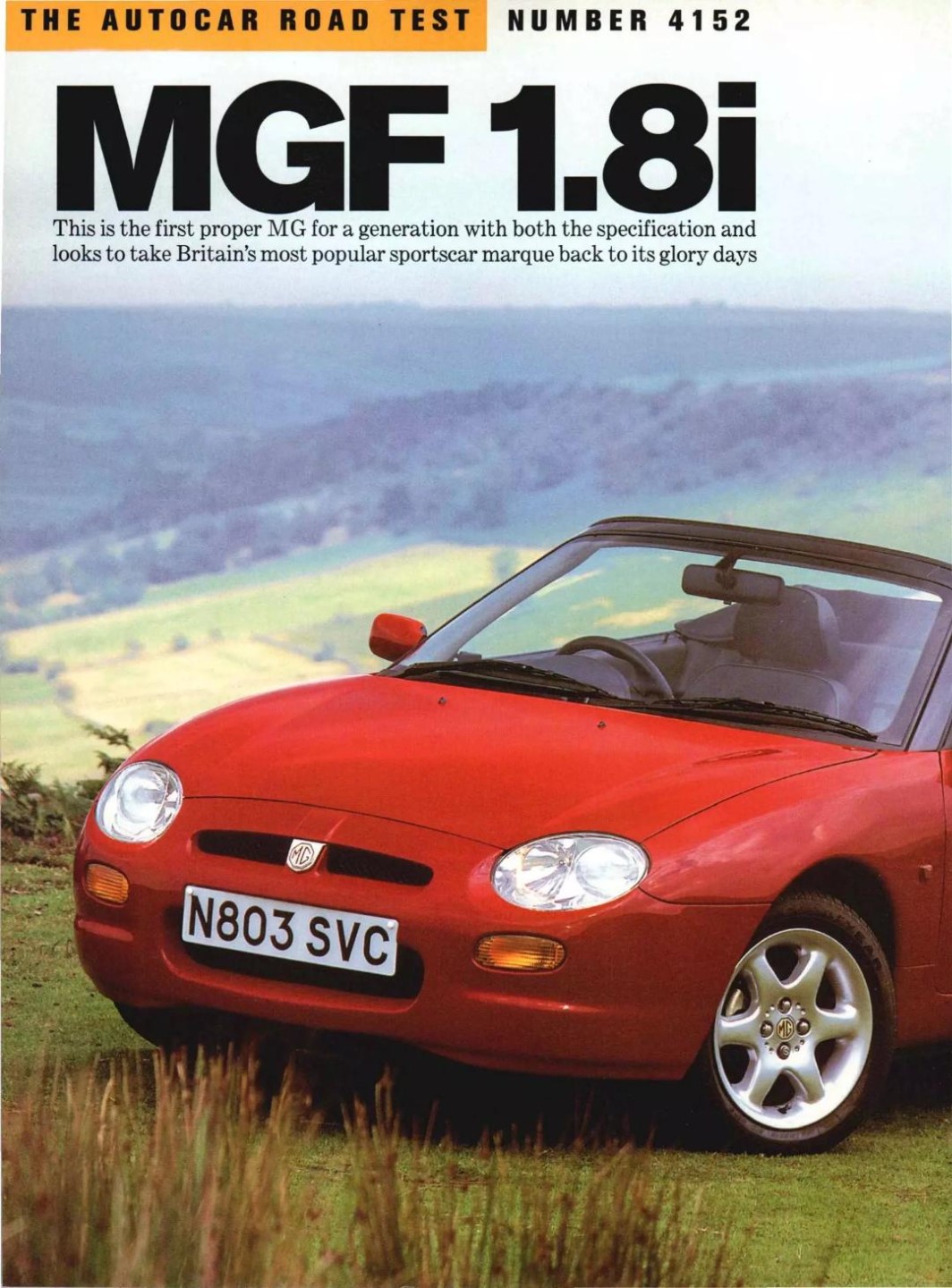Used MG MGF Pre-production ex MG Works Factory Presscar for sale in ...