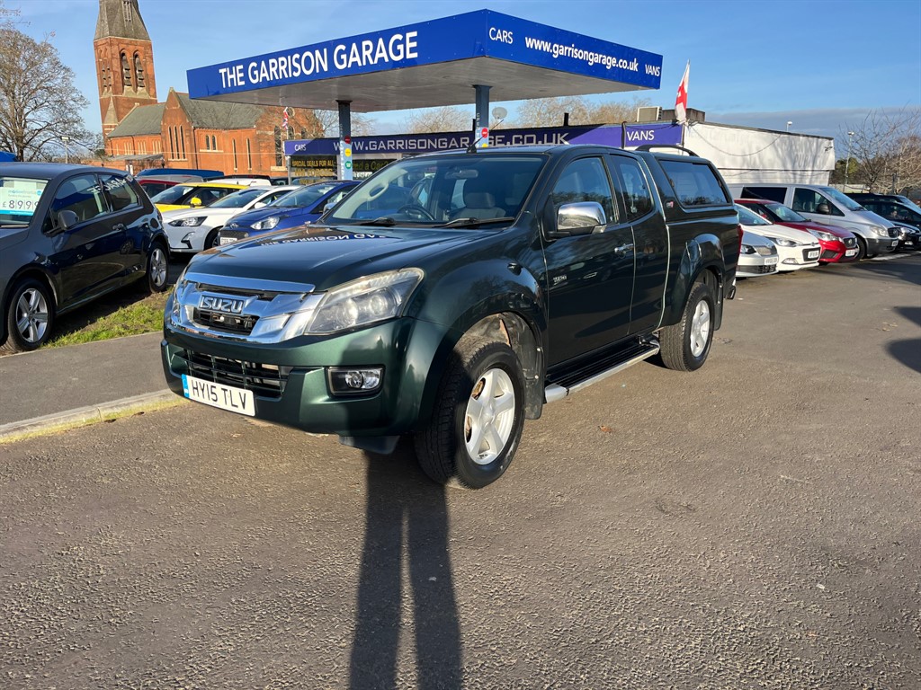 Used GREEN Isuzu D-Max for sale in Hampshire and Surrey | The Garrison ...
