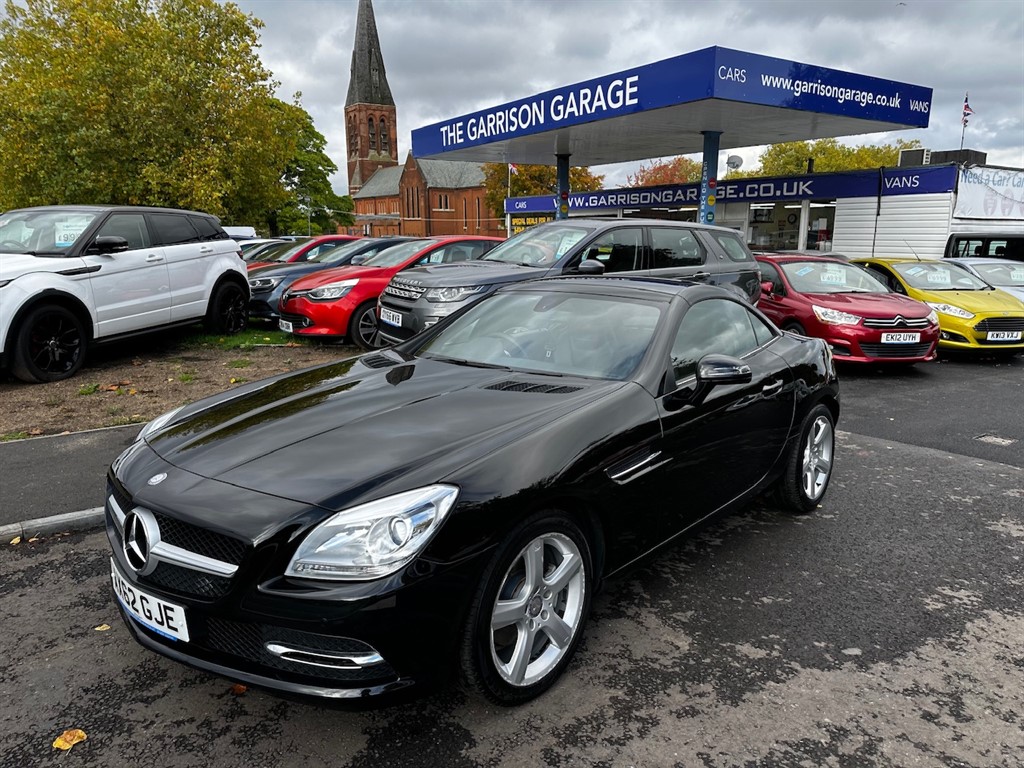 Used BLACK Mercedes SLK for sale in Hampshire and Surrey | The Garrison ...