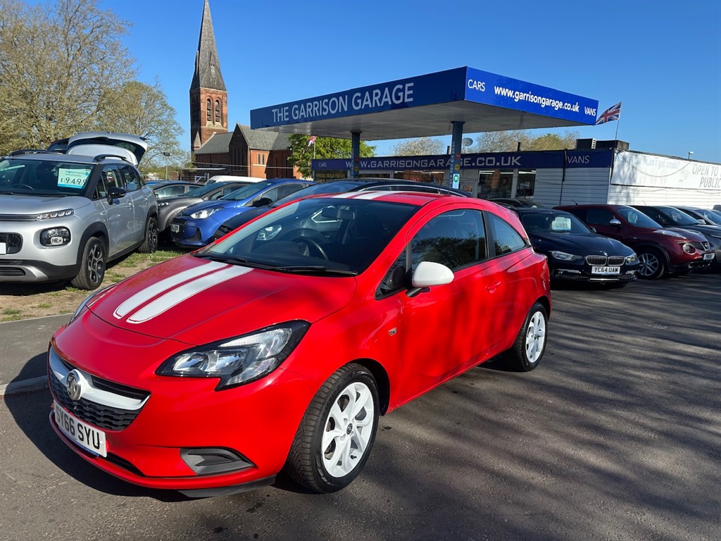 Used RED Vauxhall Corsa for sale in Hampshire and Surrey | The Garrison ...
