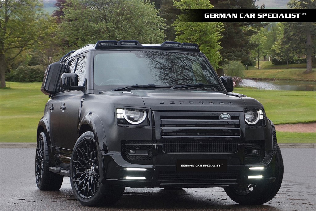 For Sale Land Rover Defender S ** SATIN BLACK ** 23" WHEELS + WIDE ARCH ...