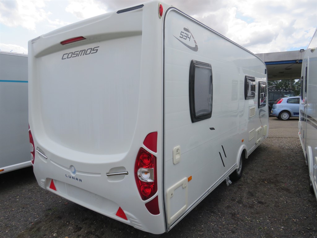 Used Lunar Cosmos 534 4 Berth Fixed Bed with Mover for sale in Sandy ...