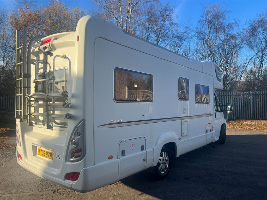 Used Bessacarr E795 6 Berth 4 Seatbelts Family Motorhome for sale in ...