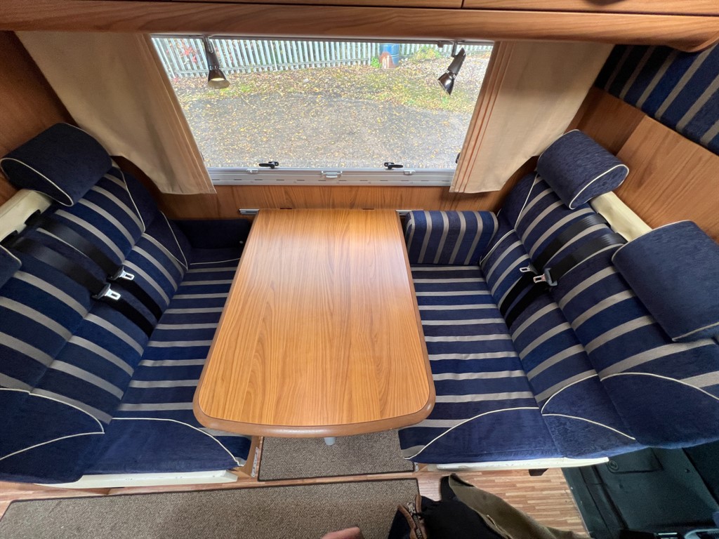 Used Burstner Argos 747 6 Berth 6 Belts Large Motorsport Garage for ...