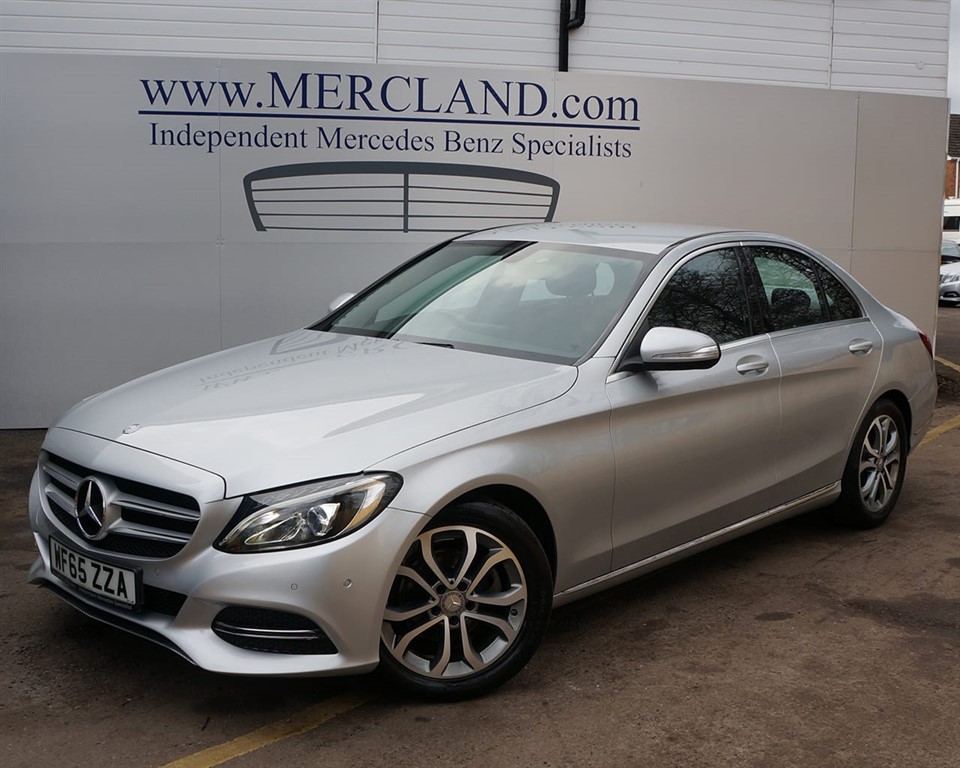 2015 (65) MERCEDES BENZ C200 BLUETEC SPORT SALOON DIESEL MANUAL SILVER ...