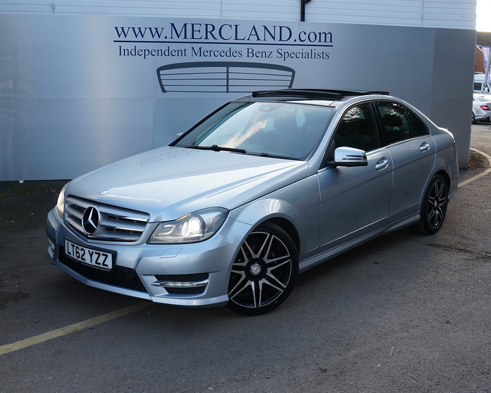 2012 (62) MERCEDES BENZ C220 CDI BLUEEFF AMG SPORT+ SALOON DIESEL AUTO SILV | Classifieds ...