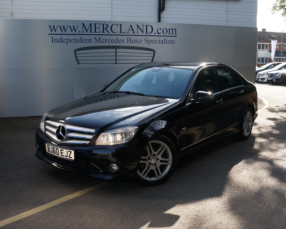 2010 (60) MERCEDES BENZ C250 CDI BLUEEFF SPORT SALOON DIESEL AUTO BLACK ...