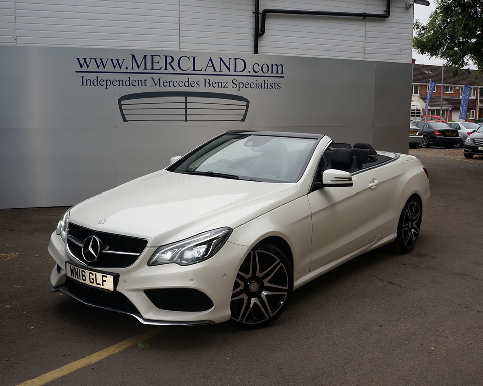 2016 (16) MERCEDES BENZ E220D AMG LINE EDITION CONVERTIBLE DIESEL AUTO ...