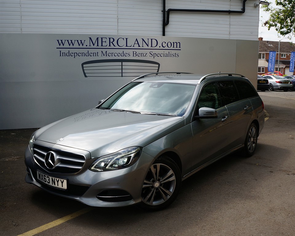 2013 (63) MERCEDES BENZ E250 CDI SE ESTATE DIESEL AUTO SILVER ...