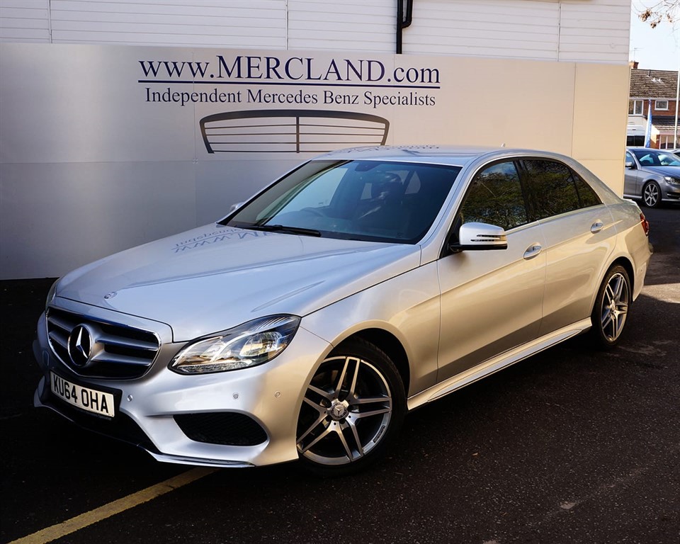 2014 (64) MERCEDES BENZ E250 CDI AMG SPORT SALOON DIESEL AUTO SILVER ...