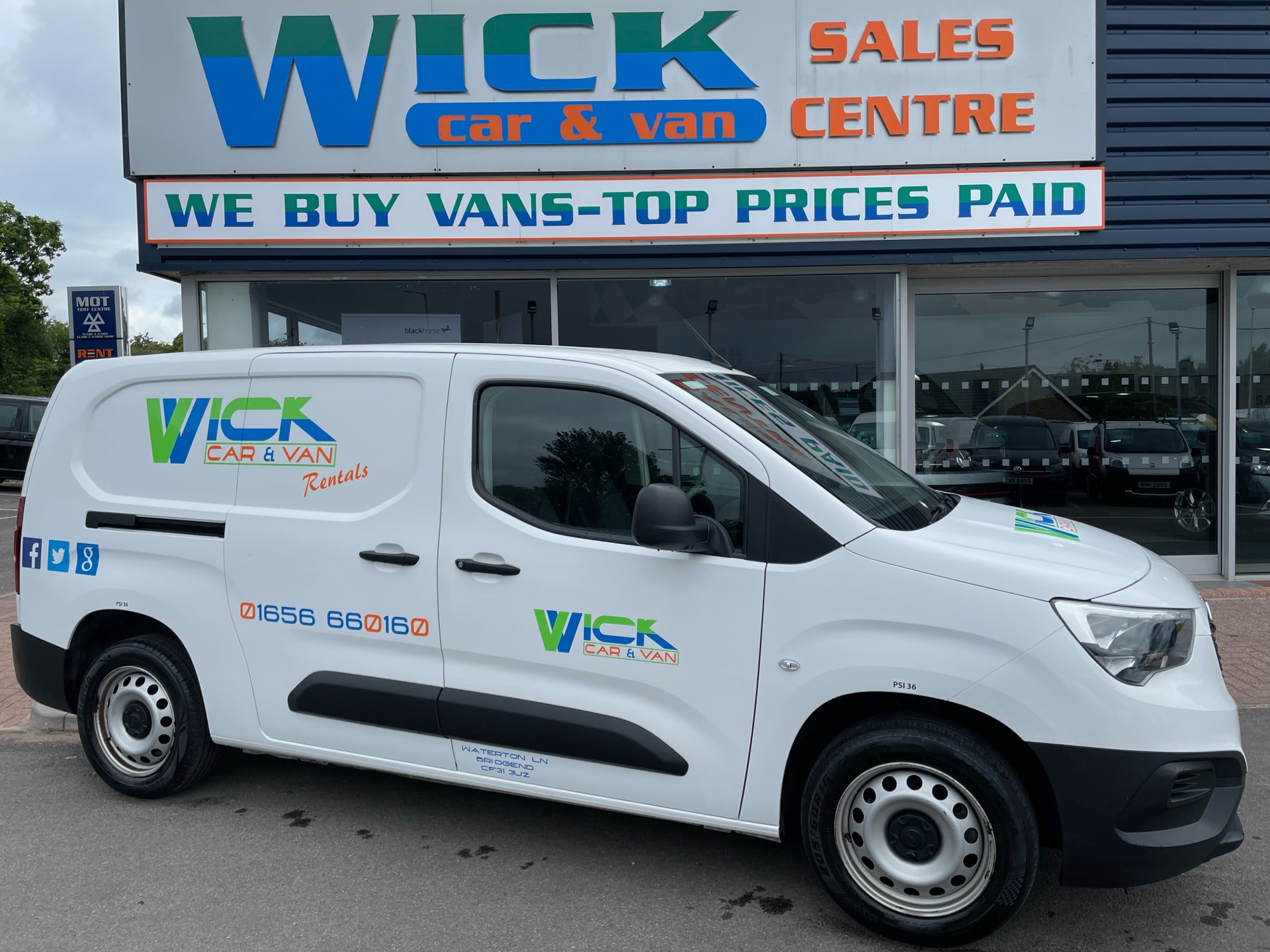 Small Van for HIRE in Bridgend, Cardiff | Wick Van Rentals
