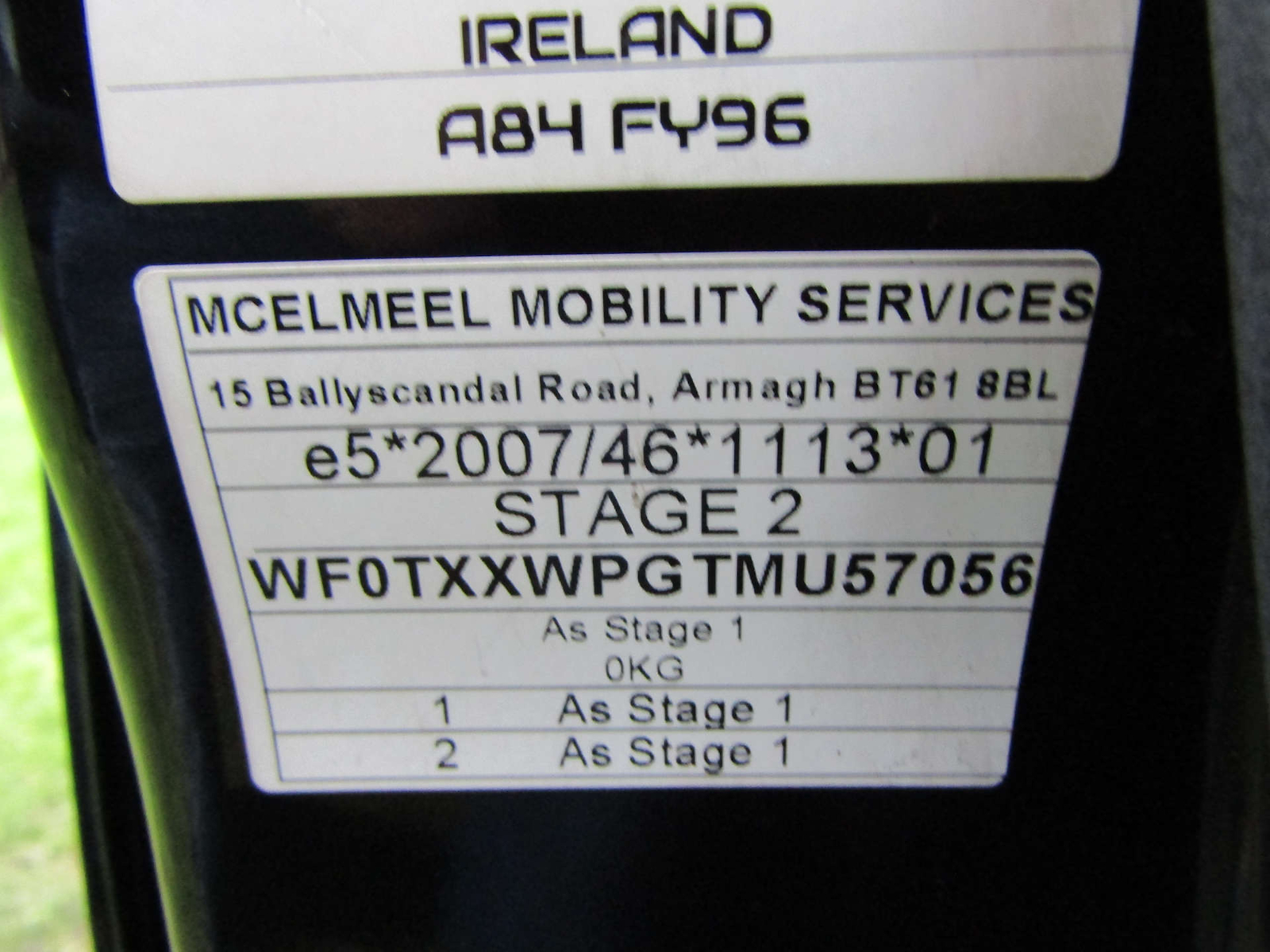 Used Ford Tourneo Connect SWB WHEELCHAIR ACCESSIBLE DISABLED VEHICLE ...